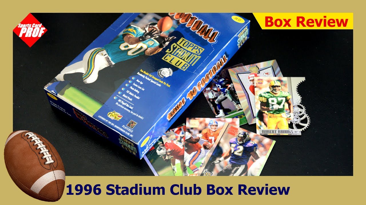 1996 Stadium Club II Football Box Review - YouTube