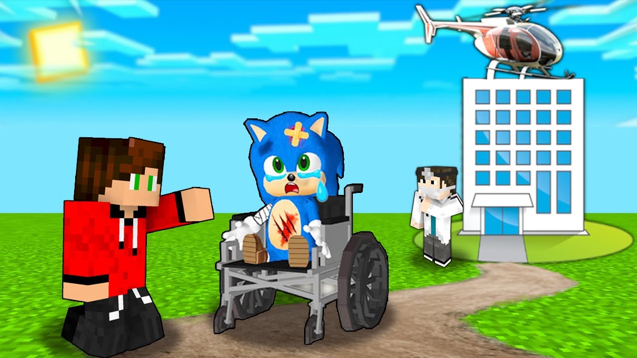 WYSZEDŁEM ZE SZPITALA Z BABY SONIC w Minecraft! - YouTube
