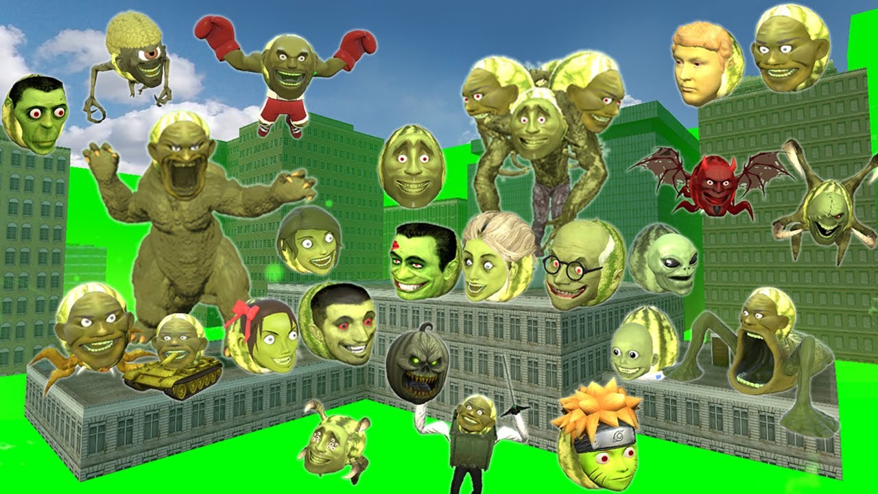 BIG CITY TOXIC LIN GANG MELON ARMY TITAN SNAKE CARRIER BOXER NUEROMELON ...