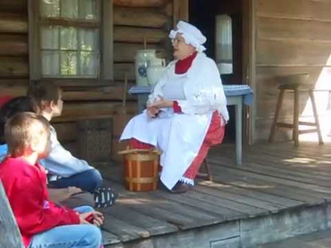 Homeschool Field Trip: Pioneer Butter Making - YouTube