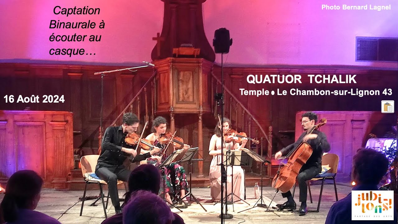 QUATUOR TCHALIK - Ludwig Van Beethoven quatuor à cordes n°13 "CAVATINE ...