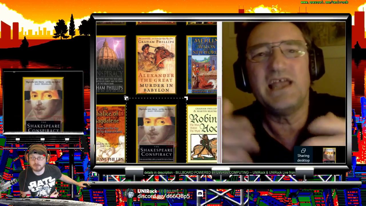 Graham Phillips -Author-from "Ancient Aliens" shakespeare, holy grail ...