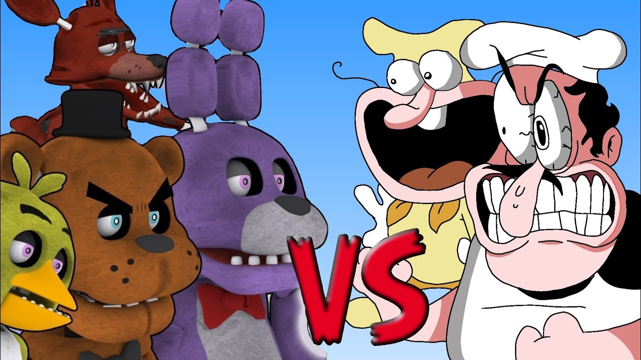 Five Nights at Freddy's vs Pizza Tower (3LAMESTUDIO FANMADE) - YouTube