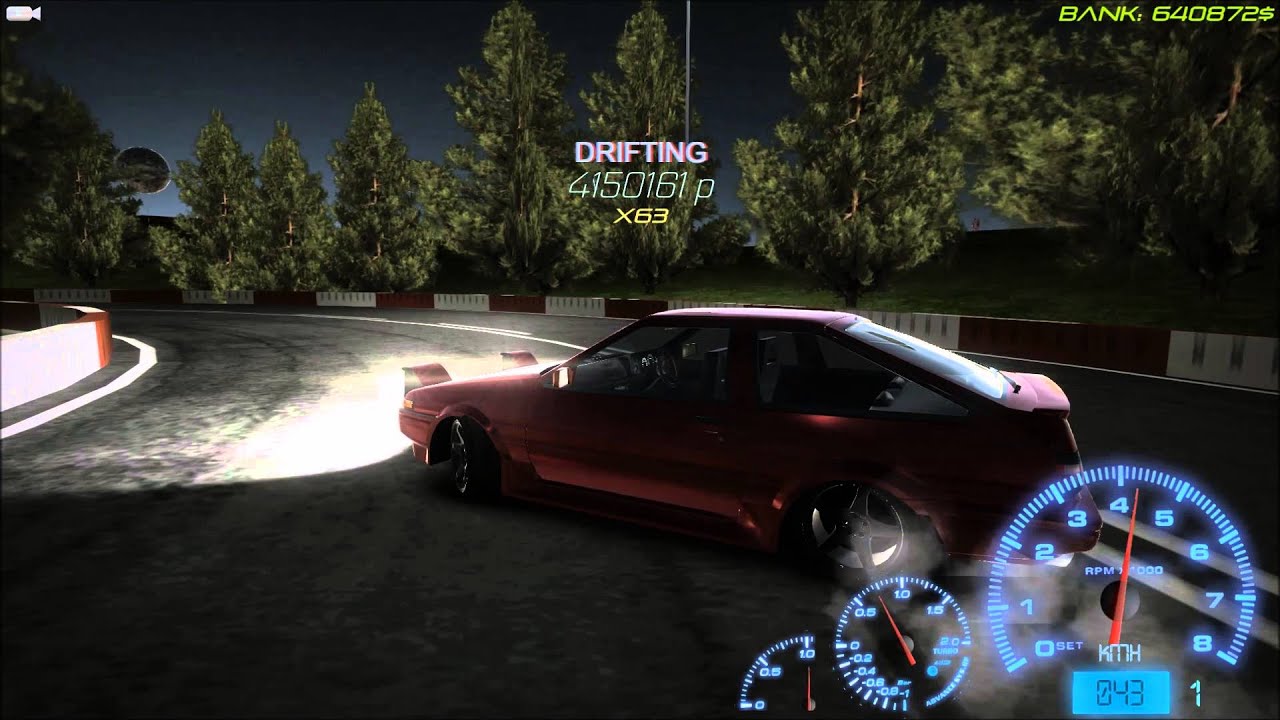 Drift Streets Japan (Game) AE86 Gameplay with Eurobeat - YouTube