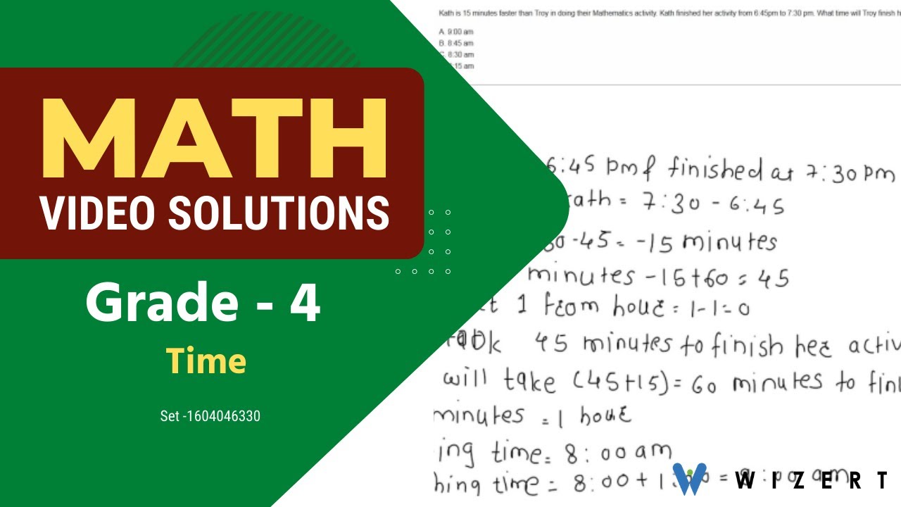 Grade 4 Maths Lessons - Math Time video lessons for Grade 4 - Set ...
