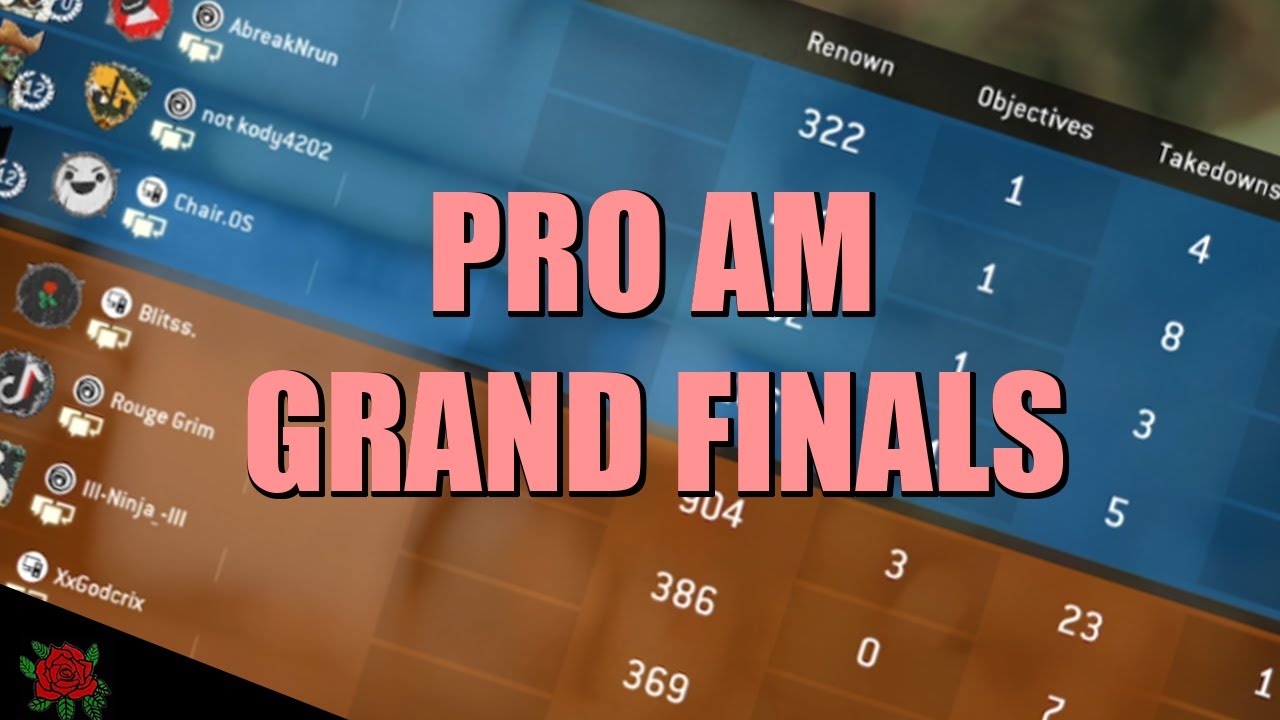 PRO AM tournament grand finals - YouTube