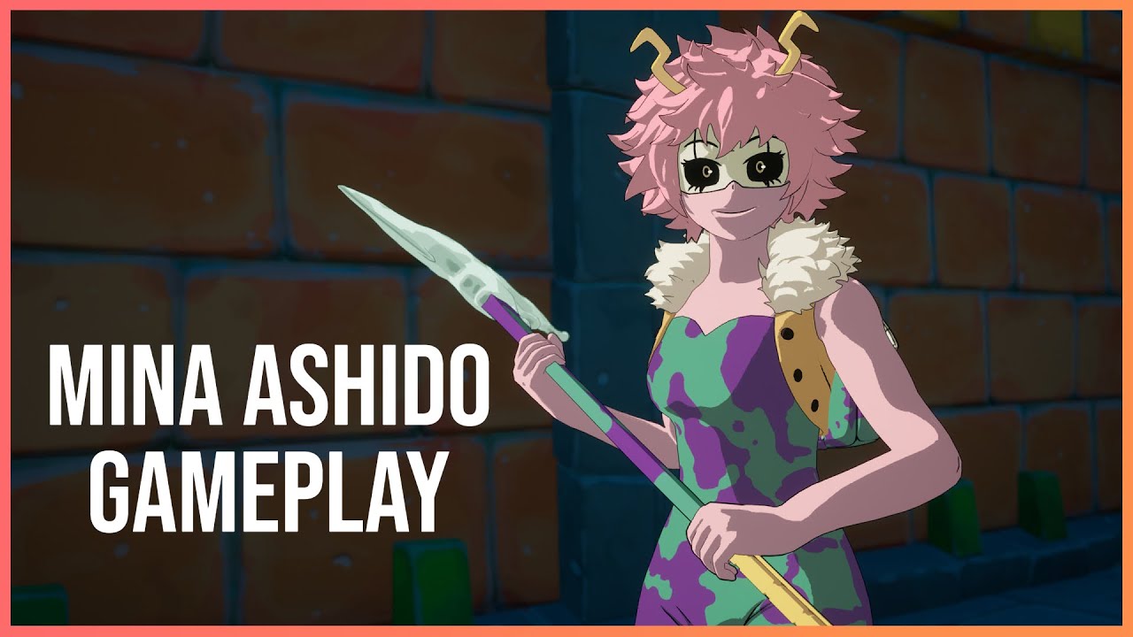New mina ashido skin gameplay in Fortnite (Fortnite x My hero academia ...