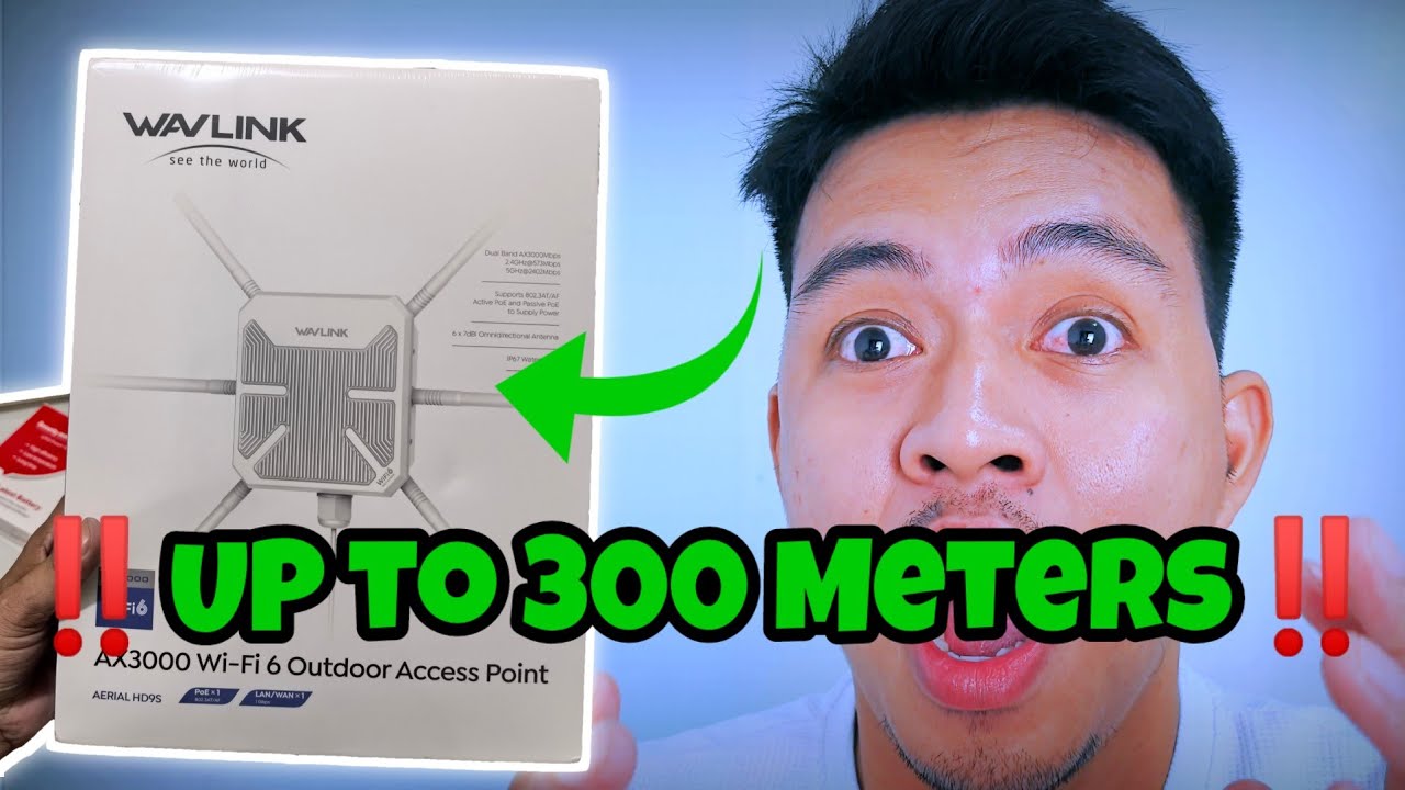 WAVLINK WiFi6 Outdoor AP Dual Band AX3000M | UP TO 256 DEVICES PWEDE ...