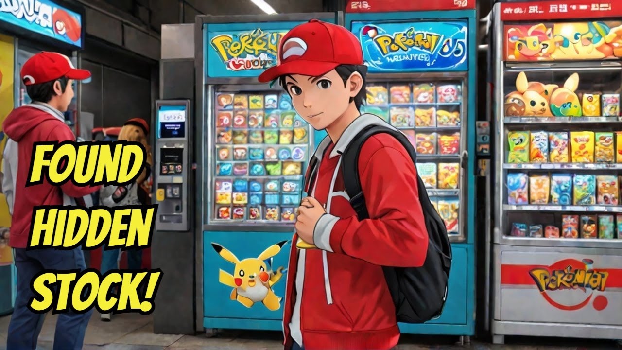 Hunting for Pokémon 151 and Evolving Skies at Official Pokemon Vending ...