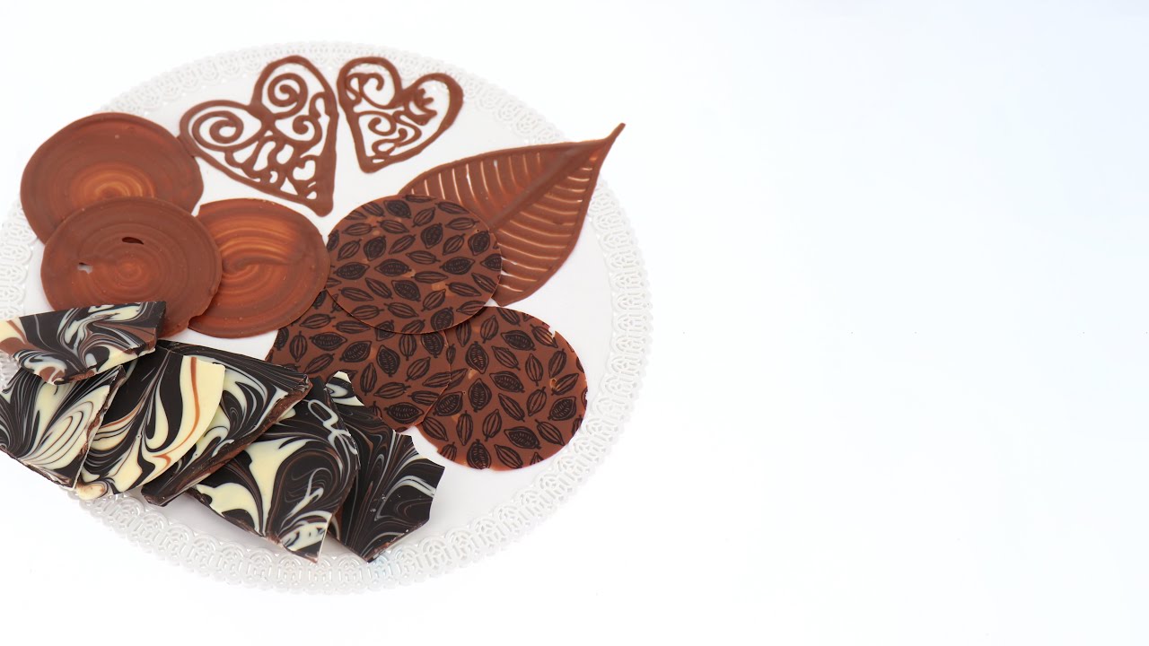 5 idées de décoration faciles en chocolat - YouTube