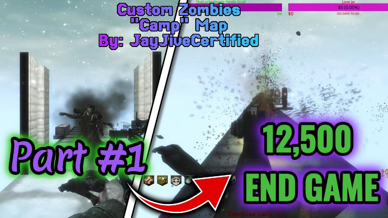 Custom Zombies Solo "Camp" Map Part #1 - YouTube
