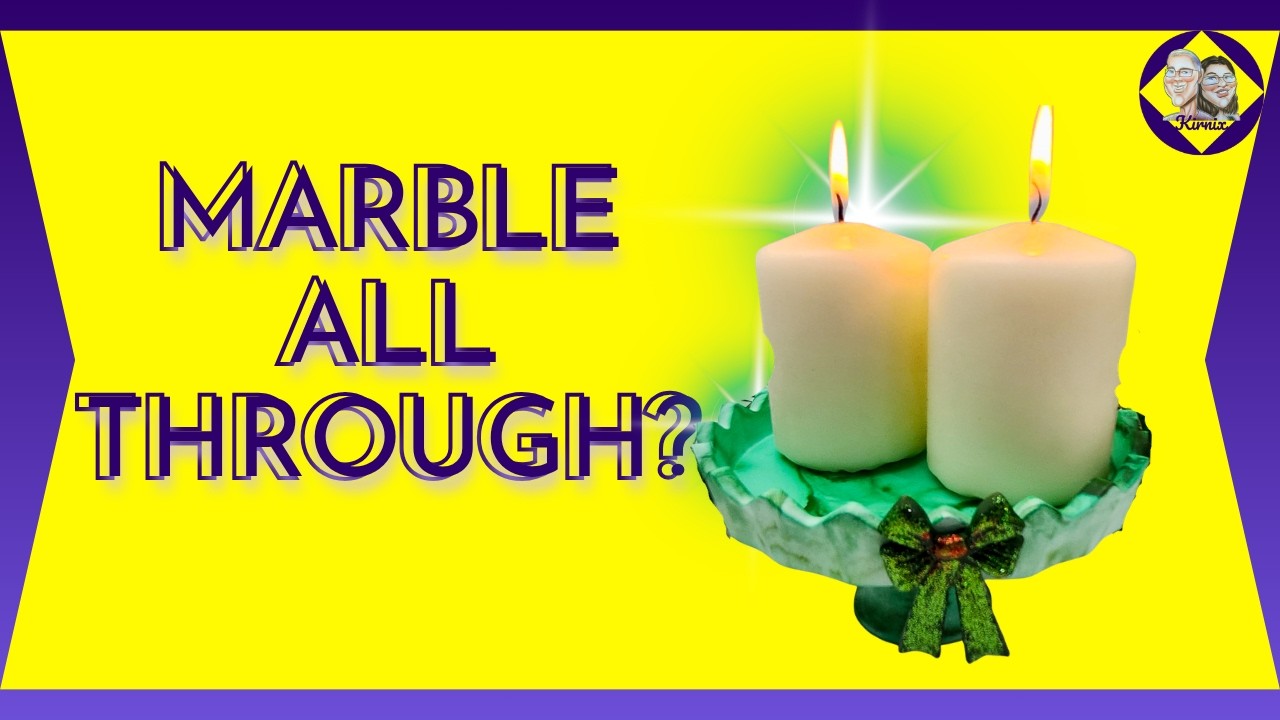 How to Get the PERFECT Marble Pour! (AquaCast Candle Holder Tutorial ...