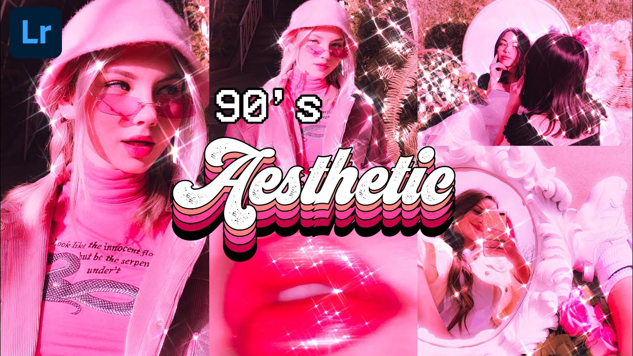 How To Edit 90s Aesthetic Filter | How To Add Sparkle Effects | Free ...