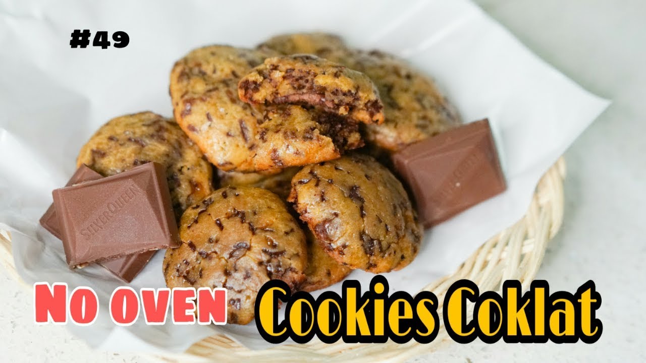 RESEP COOKIES COKLAT NO OVEN / COOKIES COKLAT SILVERQUEEN - YouTube
