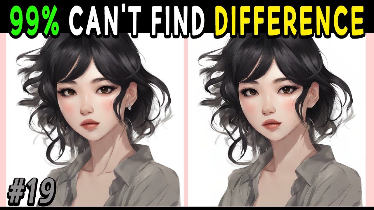 【Find the Difference】 #19 Only Genius Find Differences | Spot The ...