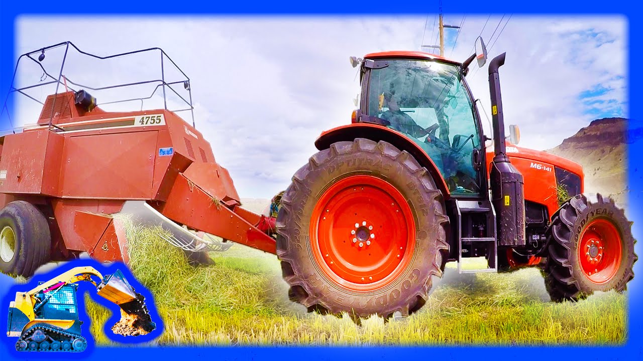 Tractors for Kids | Baler on the Farm 2 - YouTube