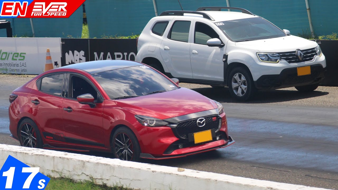 Daily Car DRAG RACES: Duster 🆚️ Mazda 2 🆚️ CX-30 🆚️Civic 🆚️ Tsuru 🆚️ ...