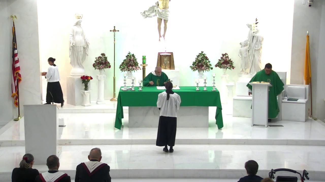 Holy Mass Saturday Vigil - Seventeenth Sunday in Ordinary Time - YouTube