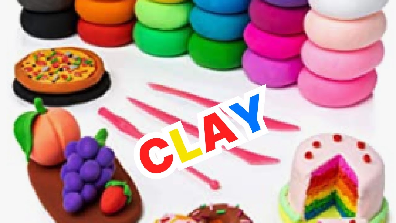Play With Clay 🌈 Learning Colors and Letters | Kids Videos By Geeko ...