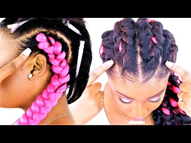 Jumbo Goddess Braids With Weave