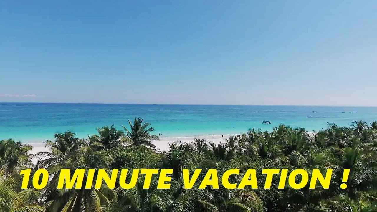 10 Minute Beach Vacation from Your Daily Stress - YouTube