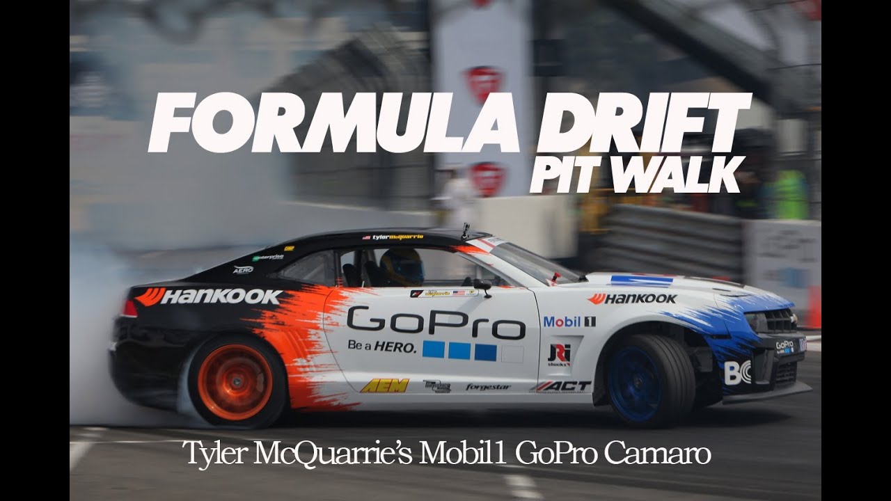 Formula Drift: Tyler McQuarrie - AEM Infinity LS7 V8 GoPro Camaro - Pit ...