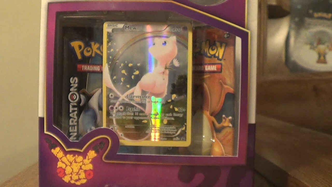 Opening 3 Pokemon: Mythical Mew Boxes (6 Generations Packs!) - YouTube