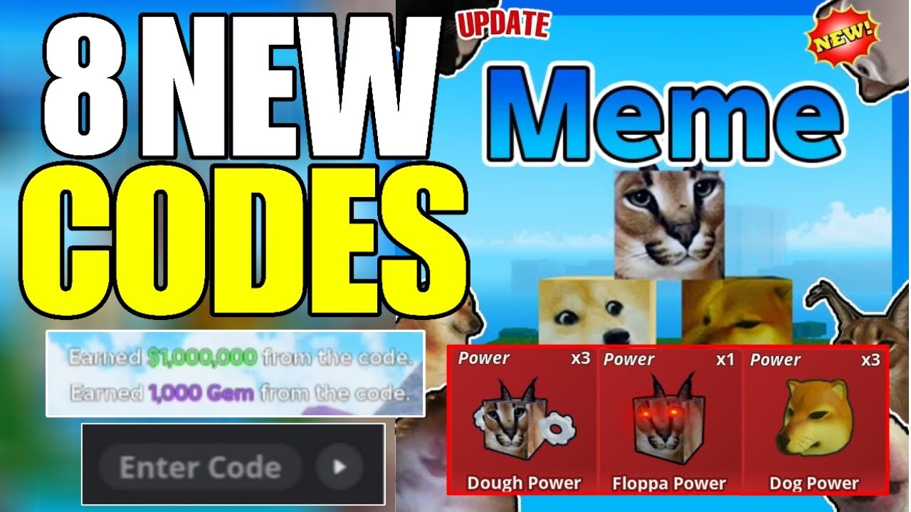 *NEW CODES* ALL WORKING CODES FOR MEME SEA OCTOBER 2024! ROBLOX MEME ...