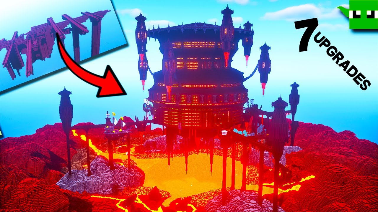 7 Upgrades in Minecraft to a Nether Fortress - YouTube