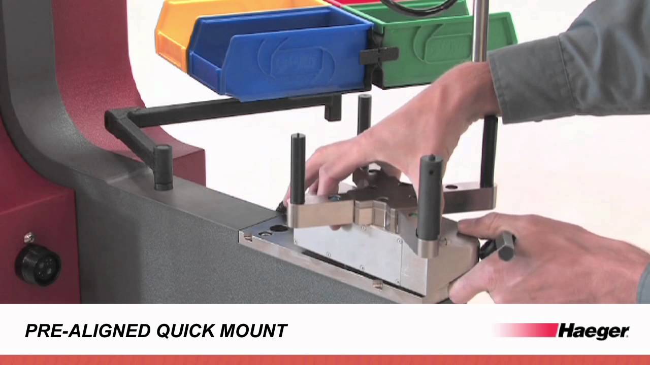 Haeger WT4e insertion machine - YouTube