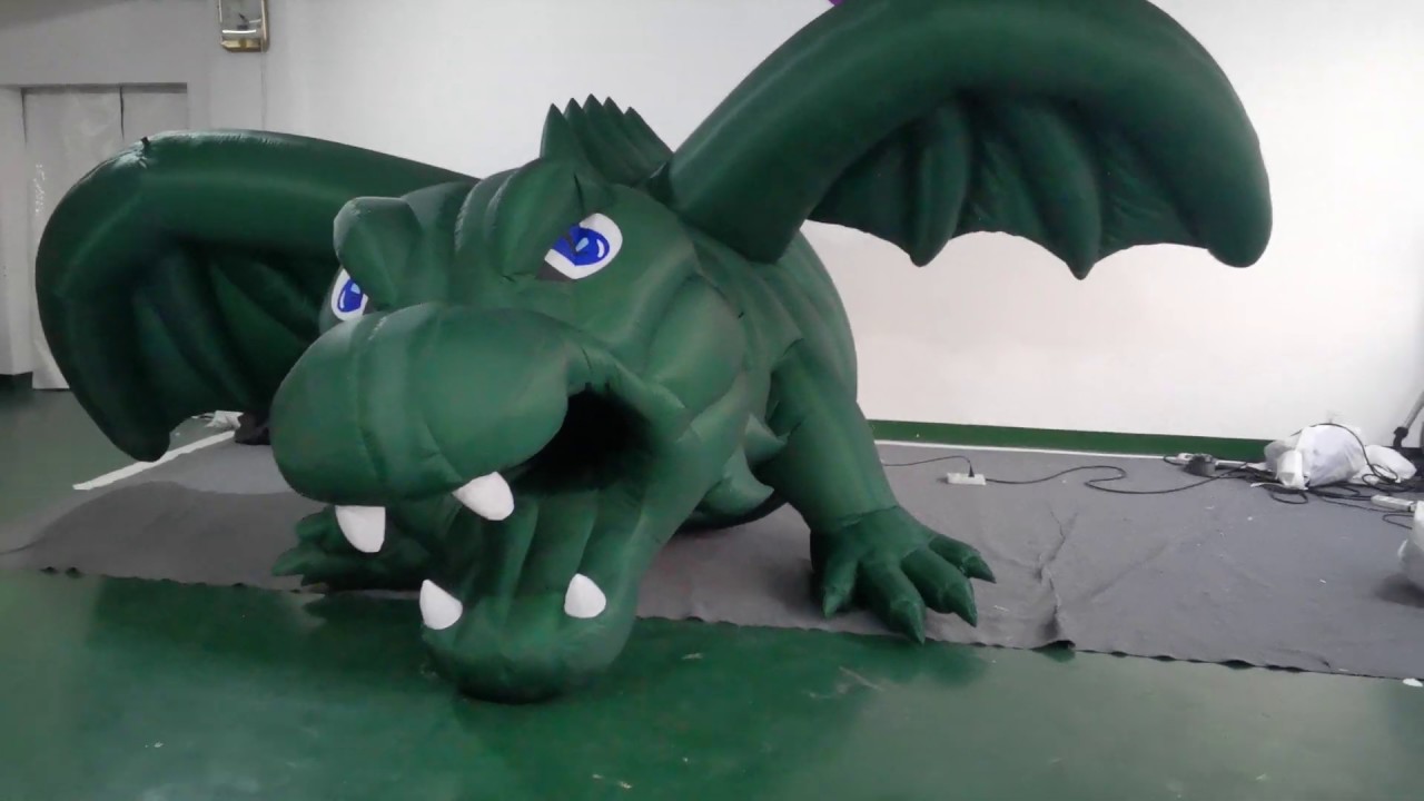 Giant Inflatable Balloon Dragon For Nightclub Decoartion - YouTube