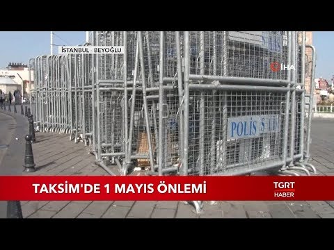 Taksim'de 1 Mayıs Önlemi