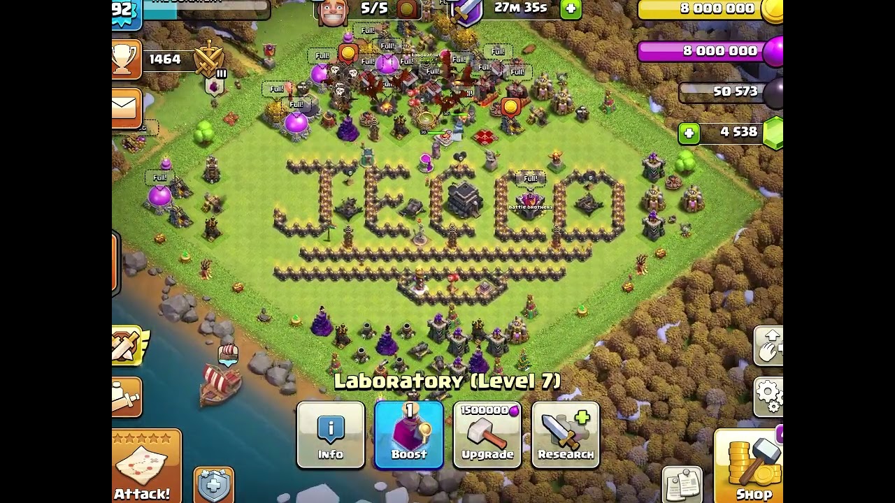 Upgrading My *MAX* Town Hall 9 To Town hall 10 ( Clash Of Clans ) - YouTube