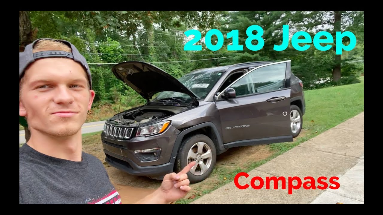 2018 Jeep Compass Latitude Rebuild | Super Light Damage Part 1 - YouTube