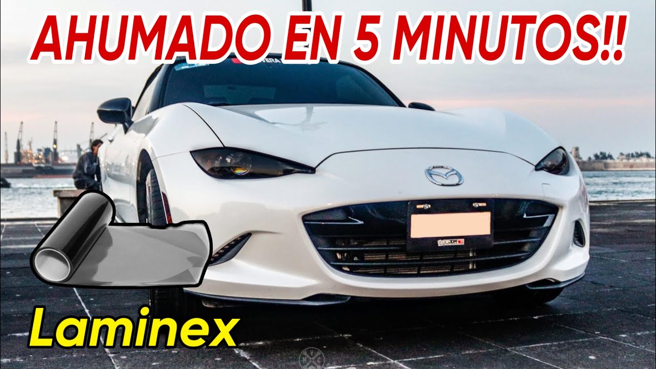 Como Ahumar faros con LAMINEX fácilmente - YouTube