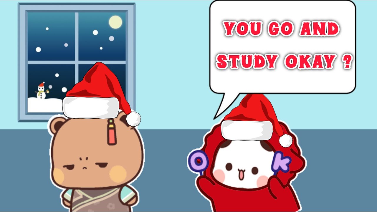 Buggu is very excited for Christmas 🎄🎁l Bubududu l Bearorpanda l ...