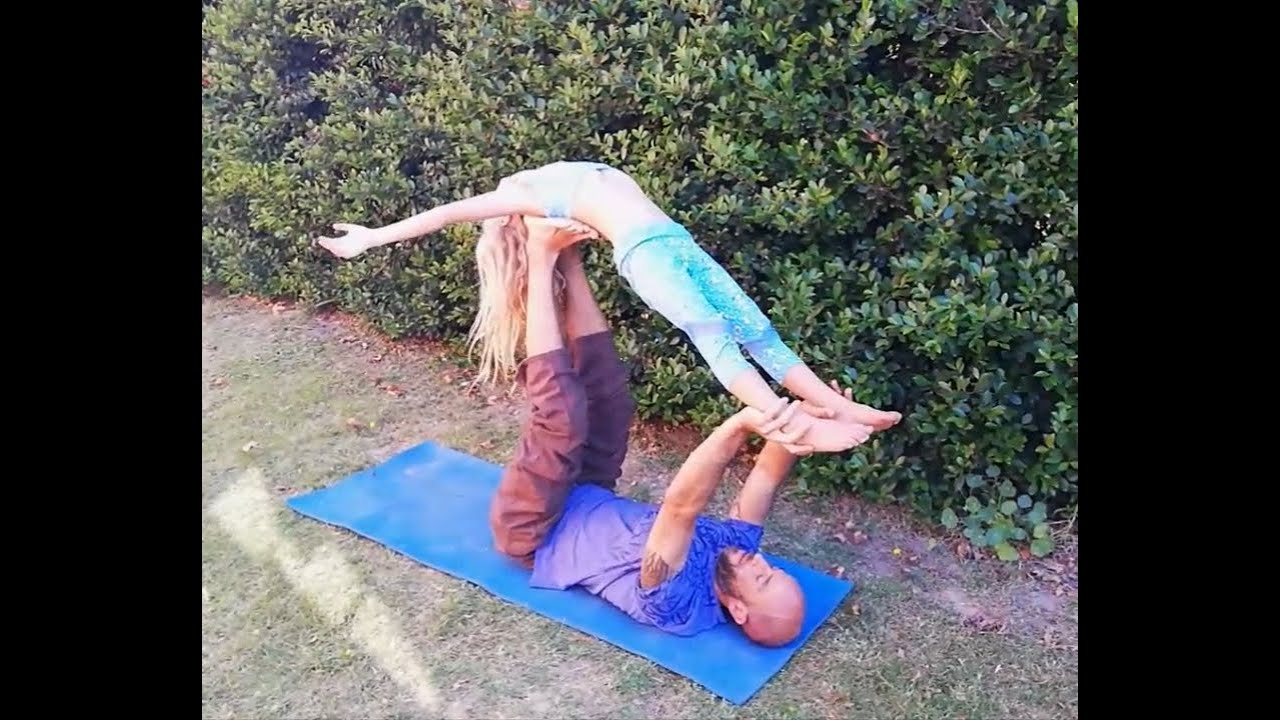 Father And Daughter Acro Yoga Youtube