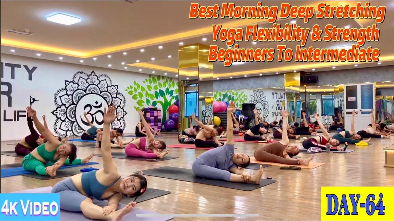 DAY-64 Best Morning Deep Stretching yoga Flexibility & Strength | Master Ranjeet Singh Bhatia ...