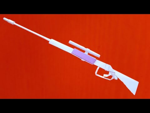 Origami gun AWM Sniper | How to make paper AWM Sniper | Paper AWM ...