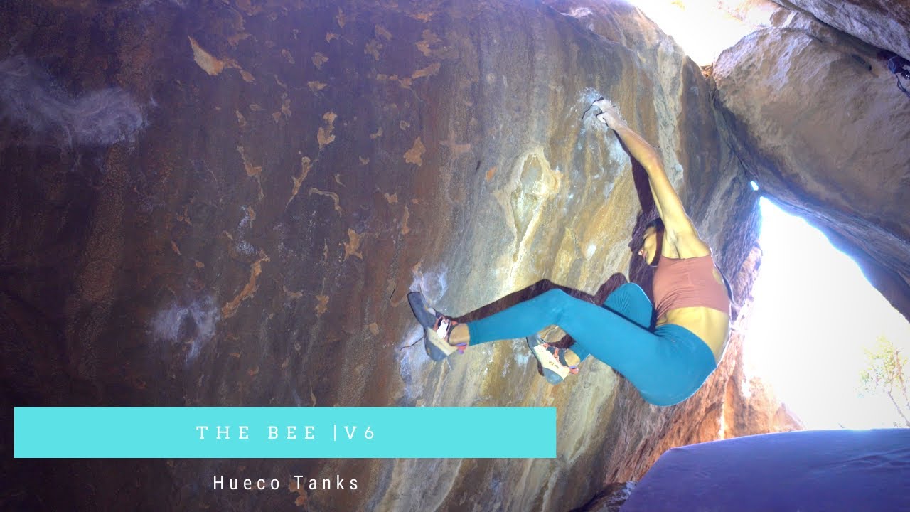 Hueco Tanks | The Bee | V6 - YouTube