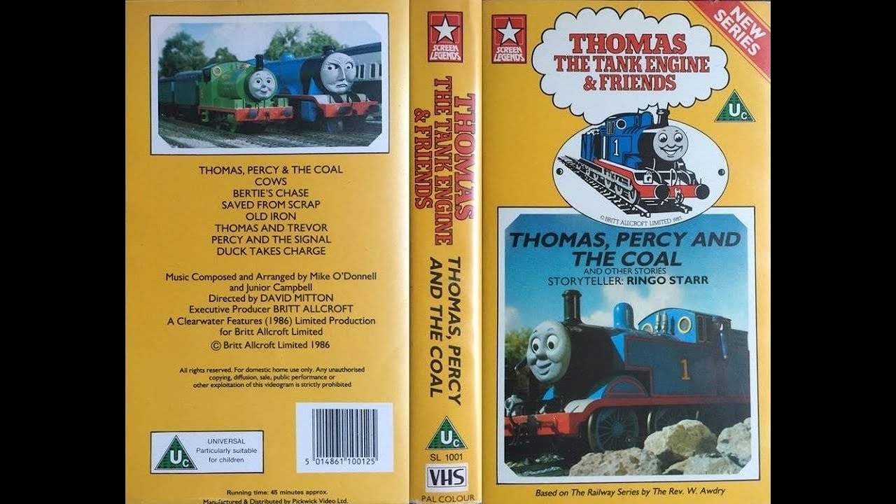 Start & End of Thomas, Percy & The Coal & Other Stories VHS (Screen ...