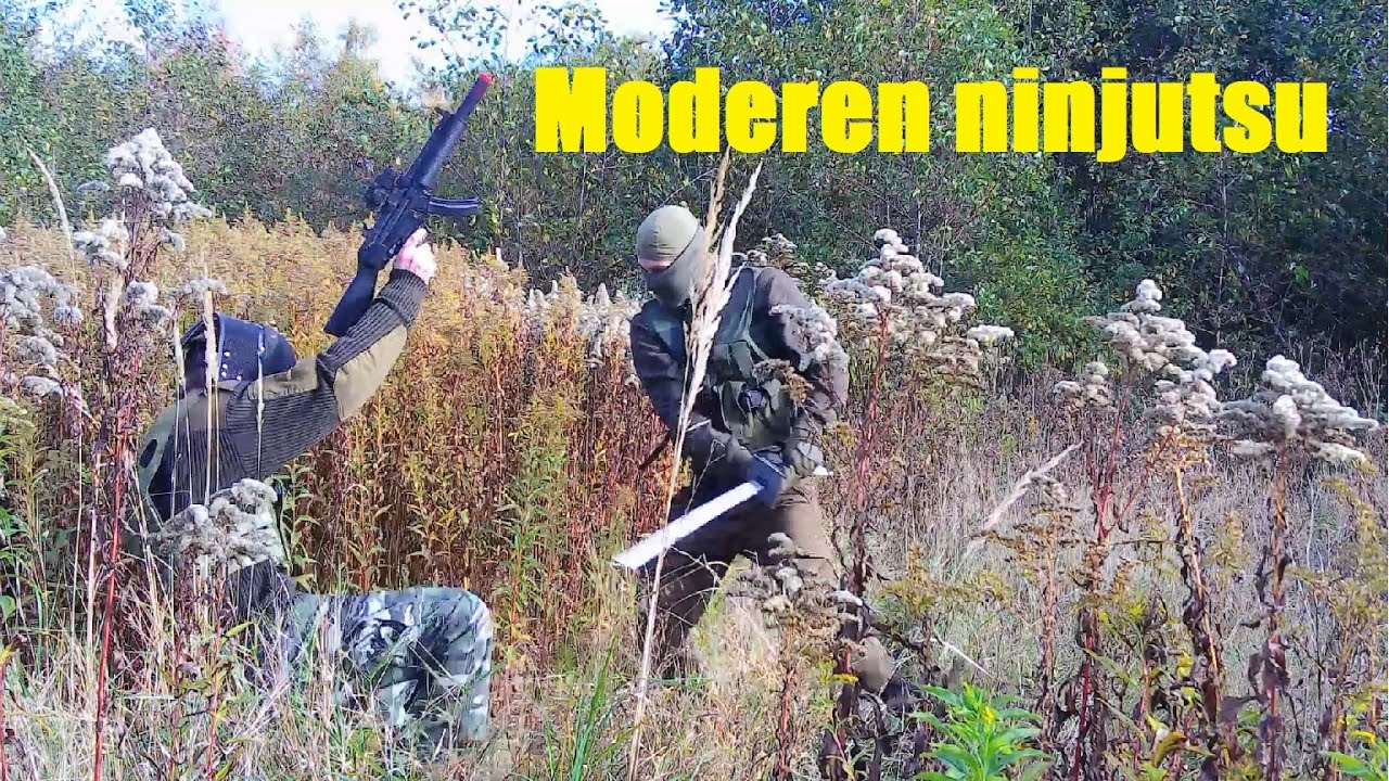 Modern ninjutsu - partner training in the open field 2024 - YouTube