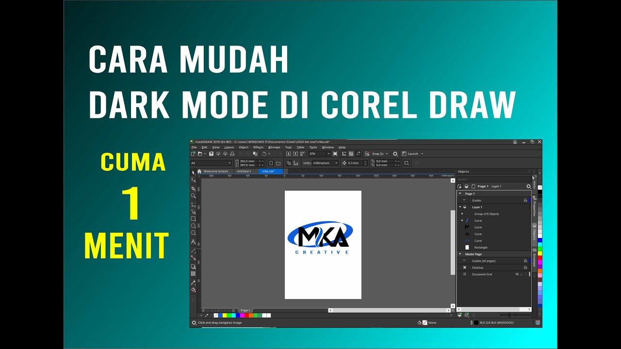 Cara mudah merubah atau mengganti tampilan jadi mode dark atau black di ...