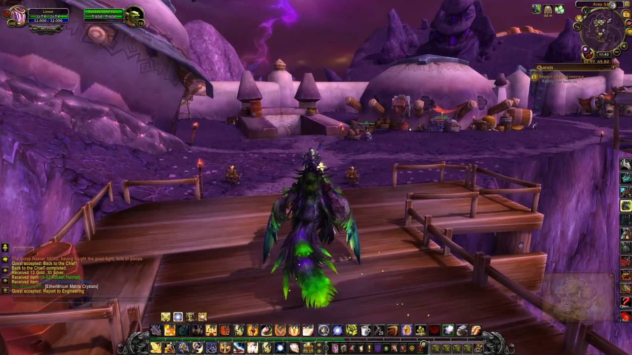 Report To Engineering Quest ID 10225 Playthrough Netherstorm - YouTube