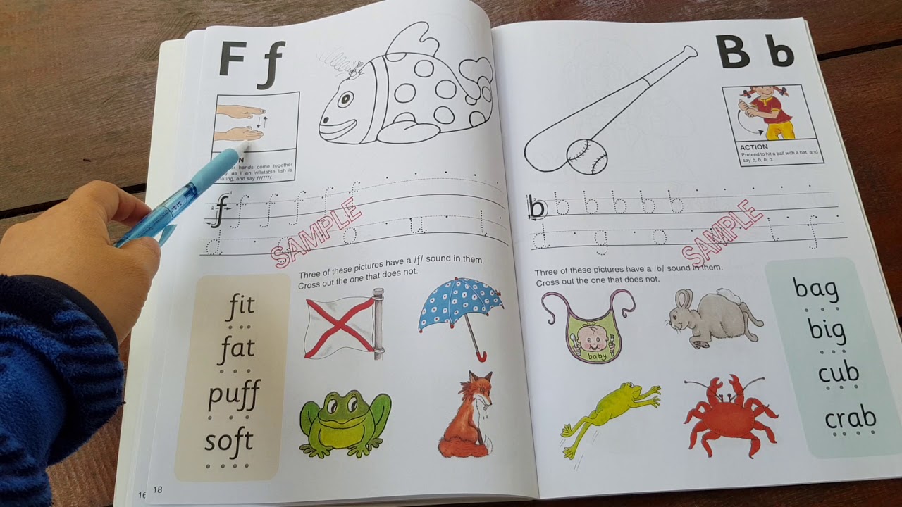 Group 3 สะกดคำ Blending จาก Jolly phonics pupil book 1 - YouTube