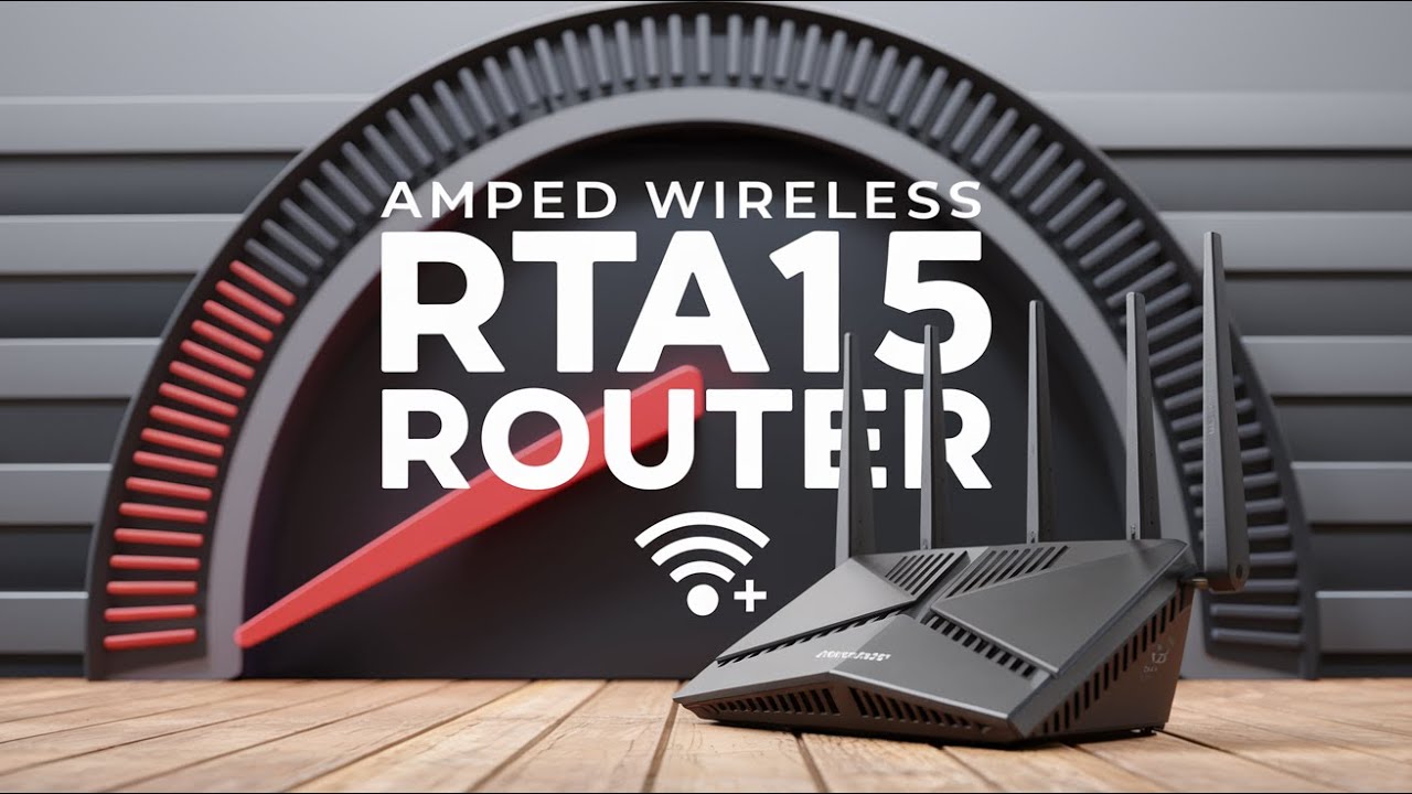 Amped Wireless RTA15 Router - YouTube