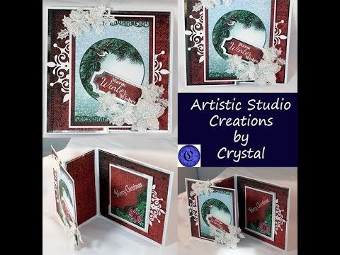 Handmade Christmas Card Tutorial - YouTube