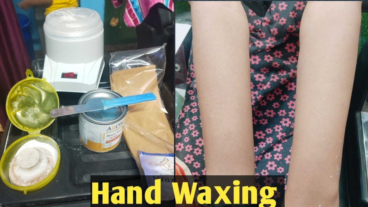Hand waxing kaise kare / Hand waxing step by step /Waxing Hands at ...