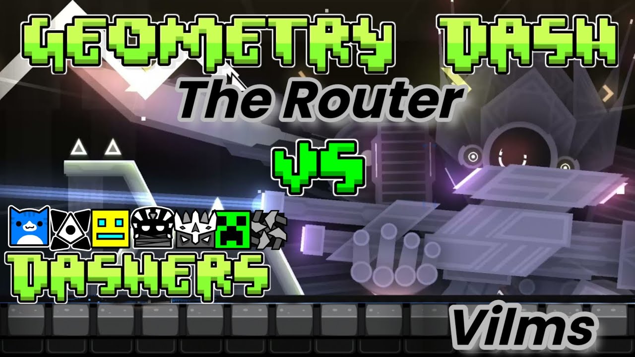 Los DASHERS se ENFRENTAN a THE ROUTER!!!| Geometry Dash - YouTube