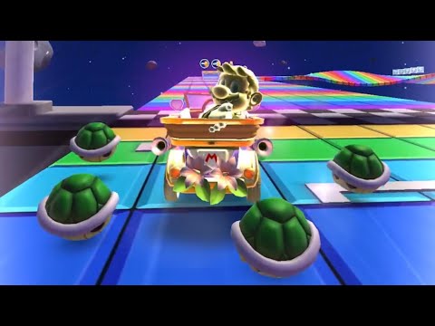 Mario Kart Tour: Mario (Hakama) Gameplay [#38] - SNES Rainbow Road T ...